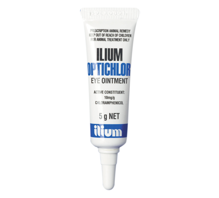 ilium Optichlor Eye Ointment 5g – Troy Animal Healthcare – Australia